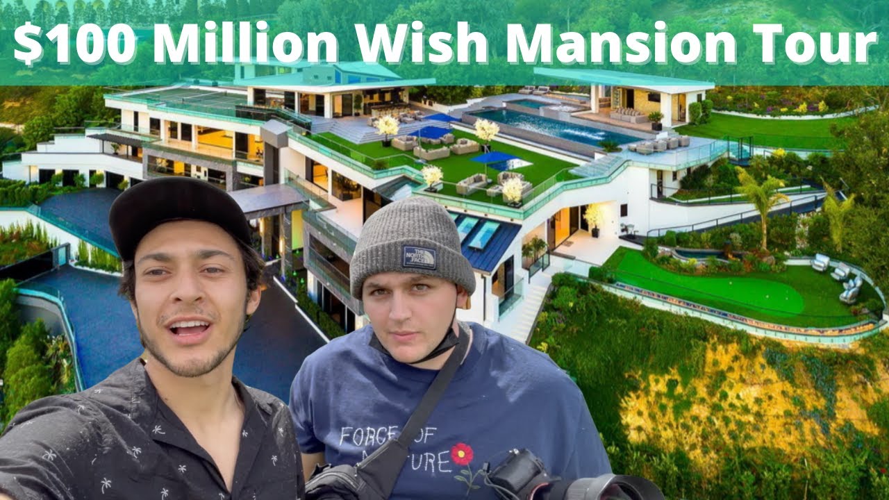 $100 Million Wish Mansion Tour - YouTube