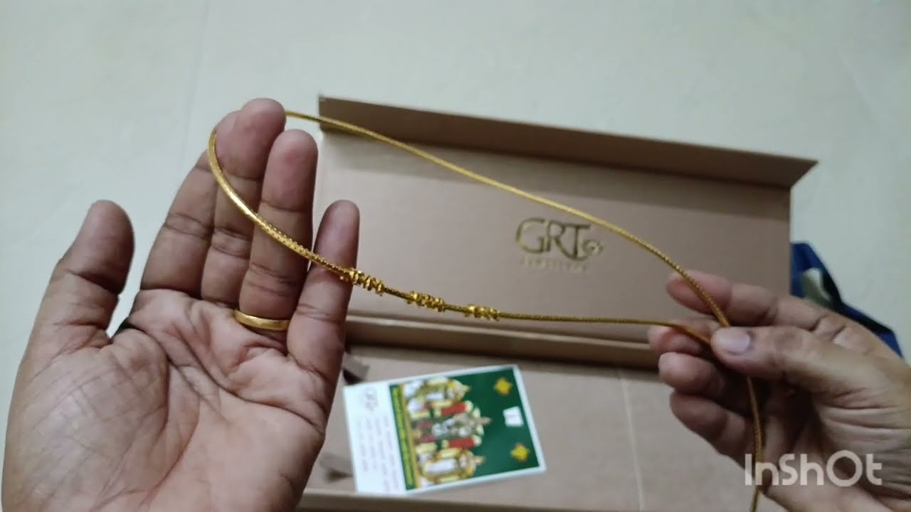 GRT thali chain shopping ||GRT 5 savaran mugappu thali chain design ...