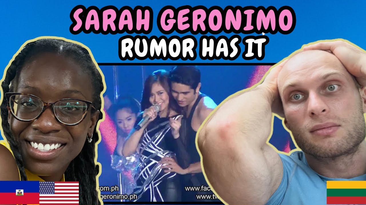REACTION TO Sarah Geronimo - Rumor Has It (Live Performance) FIRST TIME ...