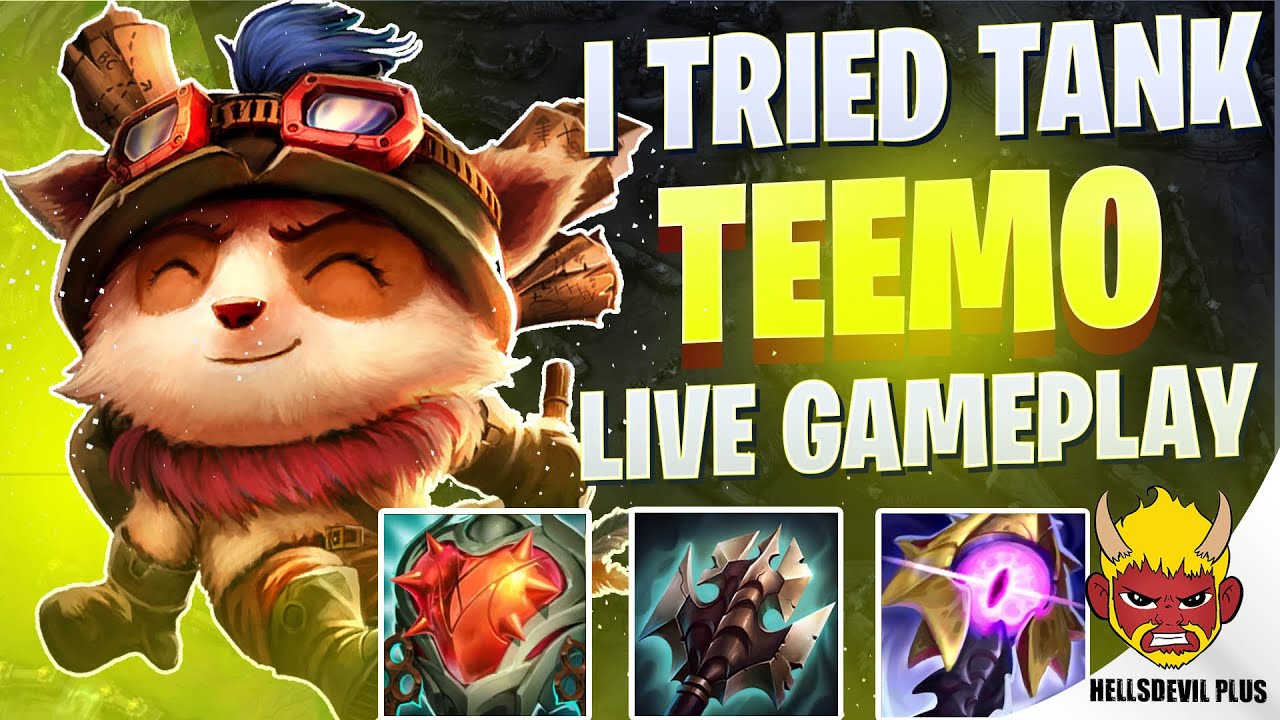 I Tried Tank Teemo - Wild Rift HellsDevil Plus Gameplay - YouTube
