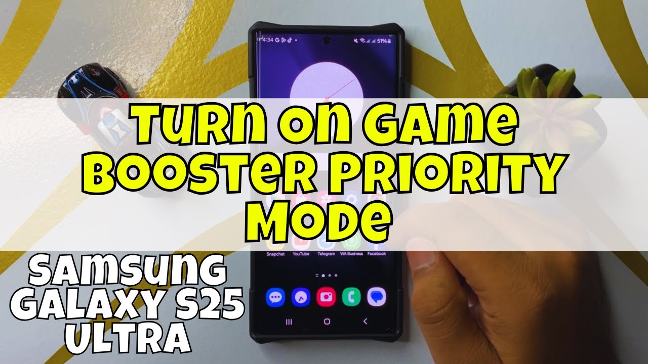 How to Turn On Game Booster Priority Mode Samsung Galaxy S25 Ultra ...