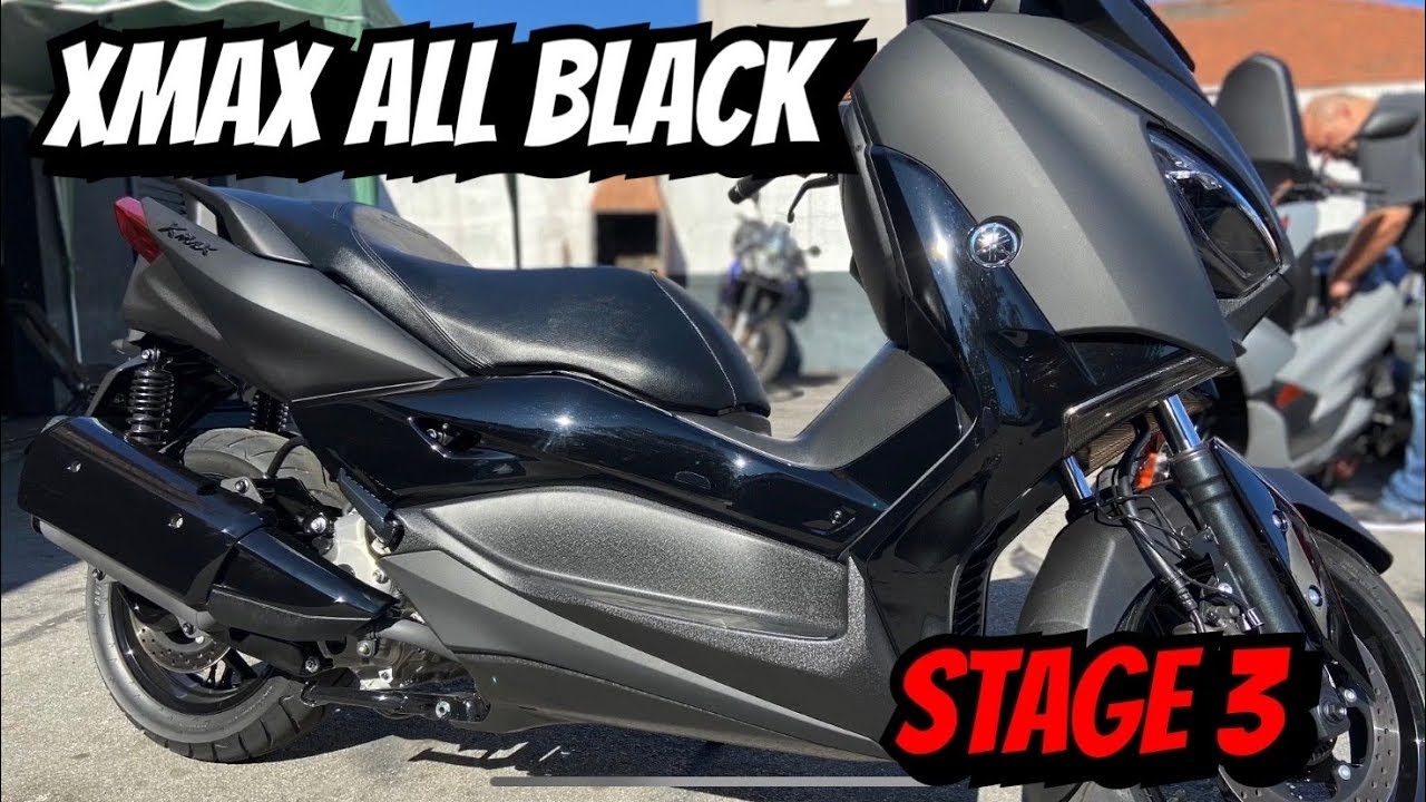 XMAX PERSONALIZADA ALL BLACK - STAGE 3 - YouTube