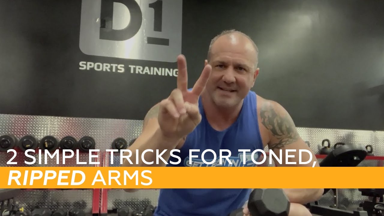2 Simple Tricks For Toned, RIPPED Arms - YouTube
