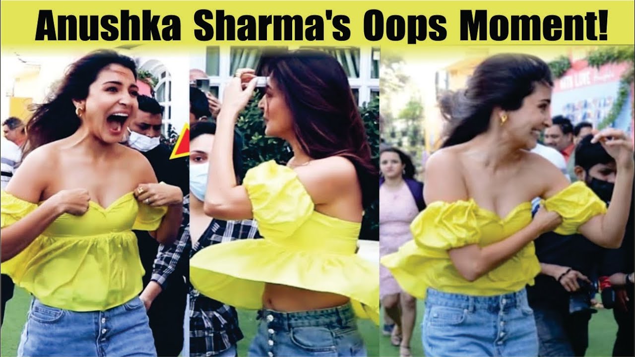 Anushka Sharma Oops Moment At An Event | Anushka Sharma Oops Moment Sexy Video |Embarrassing ...