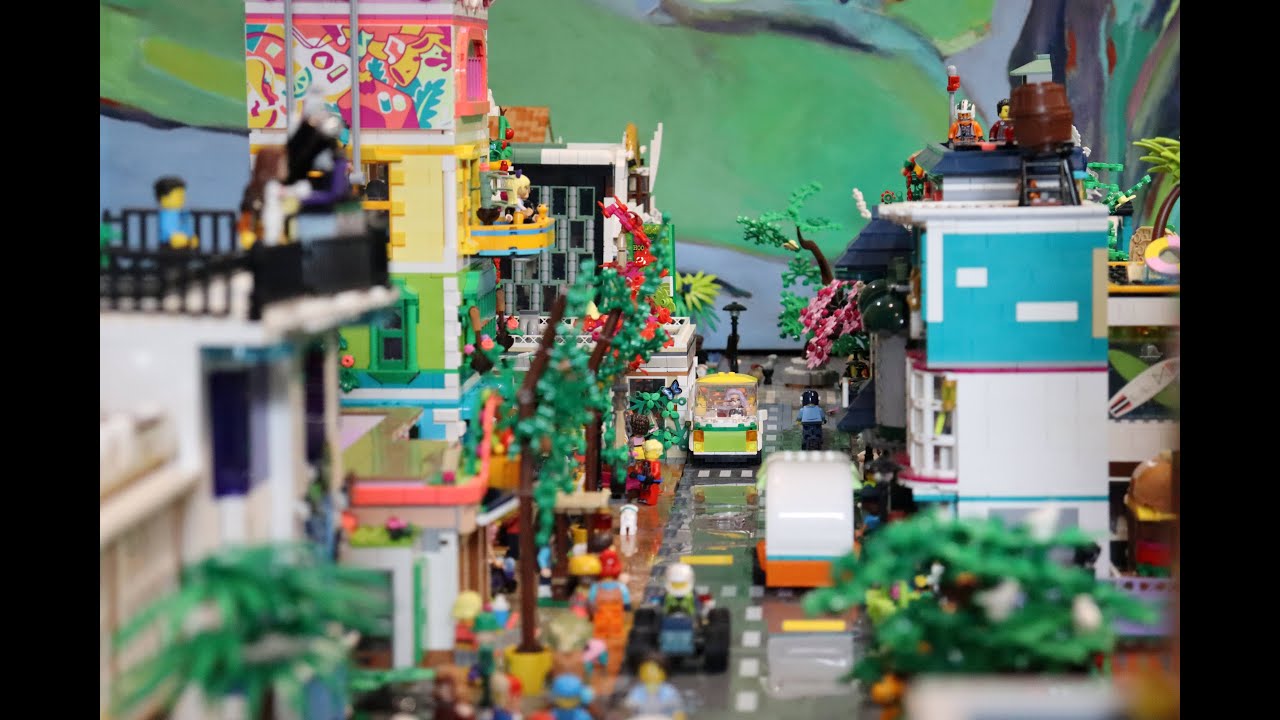 Lego City MOC Full Layout - YouTube