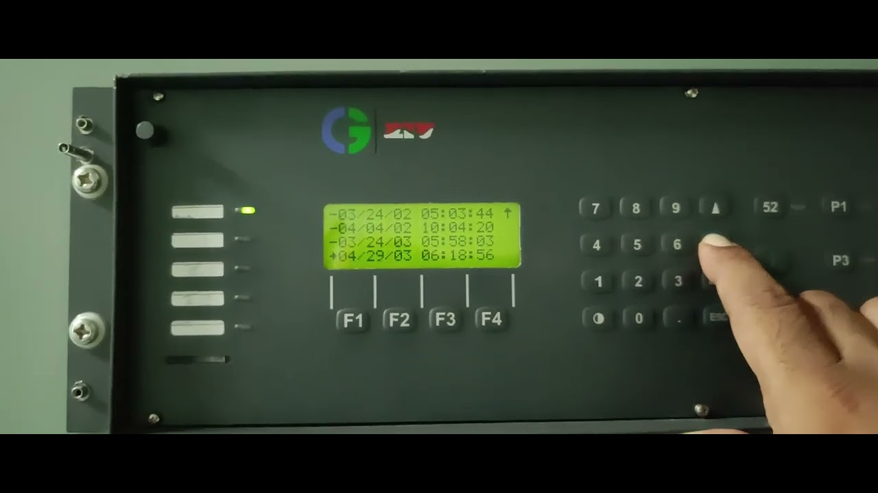 ZIV relay fault record of 132kv Circuit breakers - YouTube