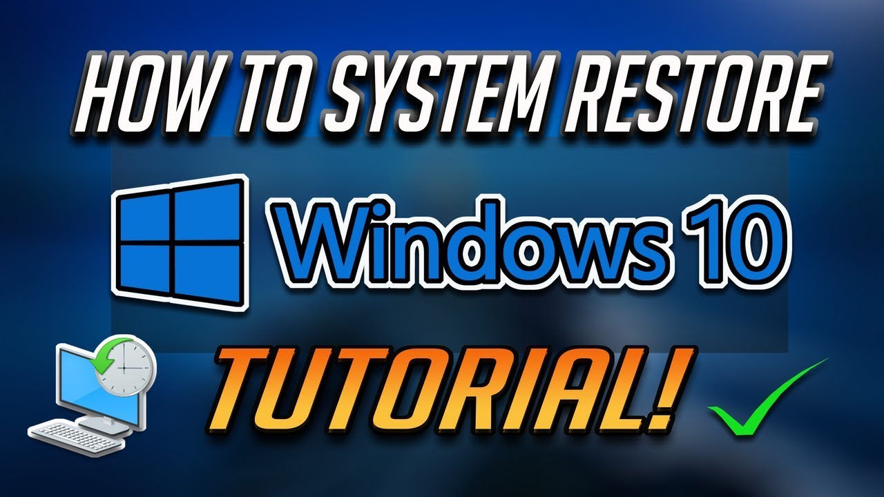 System Restore In Windows 10 COMPLETE Tutorial 2023 - YouTube