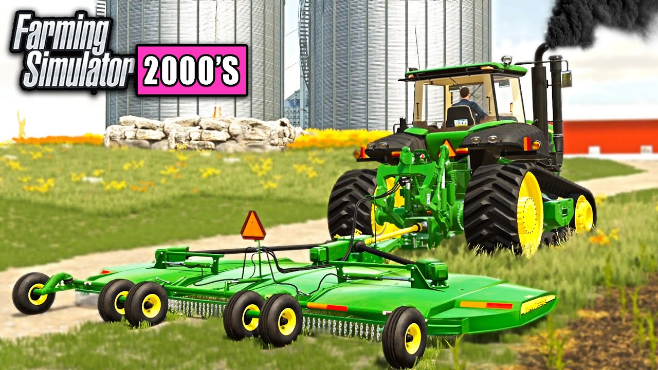 MOWING THE FARM WITH 600HP TRACTOR! (BUSH HOG MOWER) | FARMING ...
