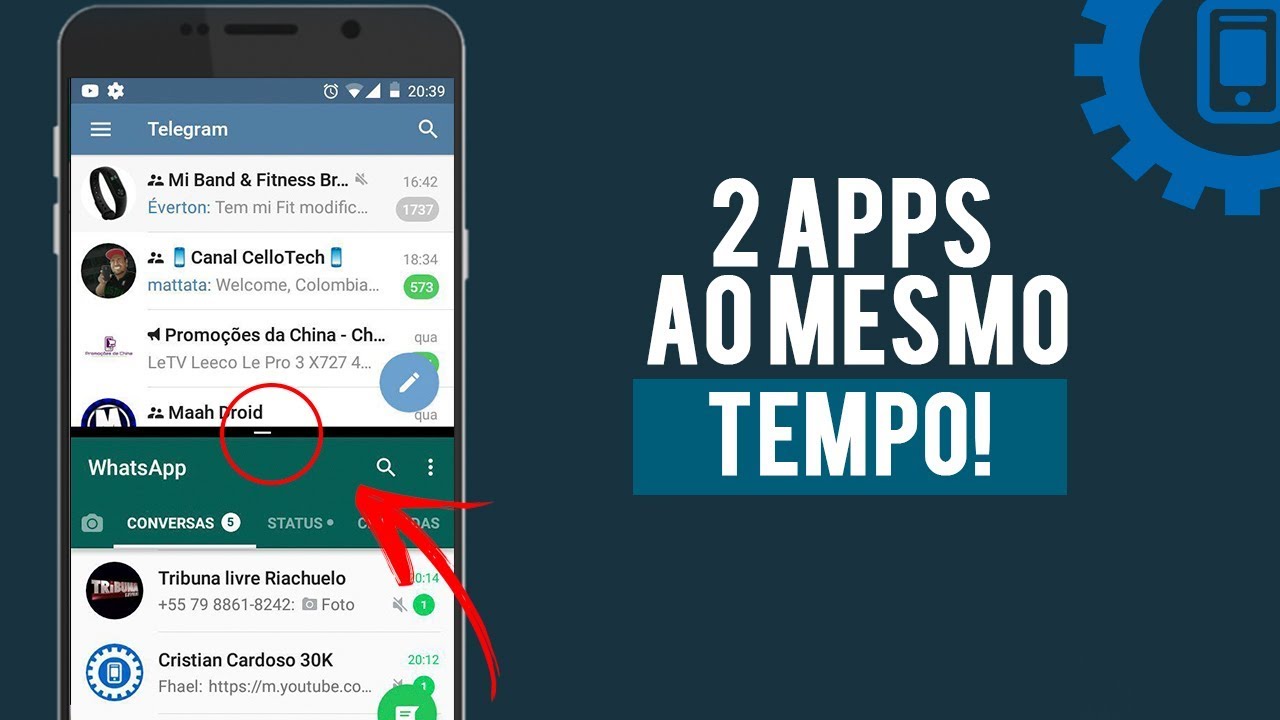 ATIVE ESSE INCRÍVEL TRUQUE! DOIS APPS AO MESMO TEMPO • Cristian Cardoso ...