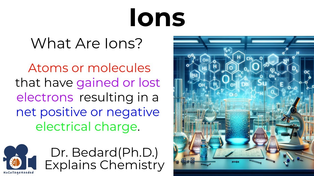 Ions | Explained by a Ph.D. Chemist | #chemistry #science #ions - YouTube