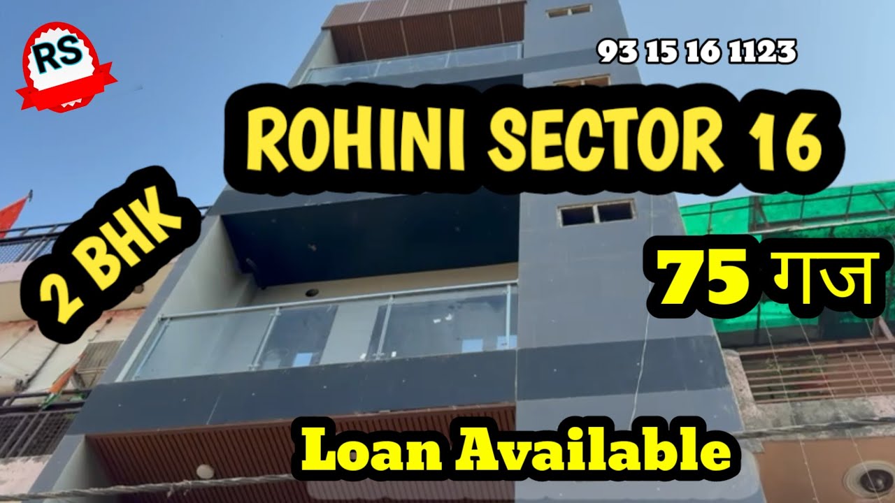 2 BHK BUILDER FLOOR IN ROHINI SECTOR 16 WITH LONE https://wa.me ...