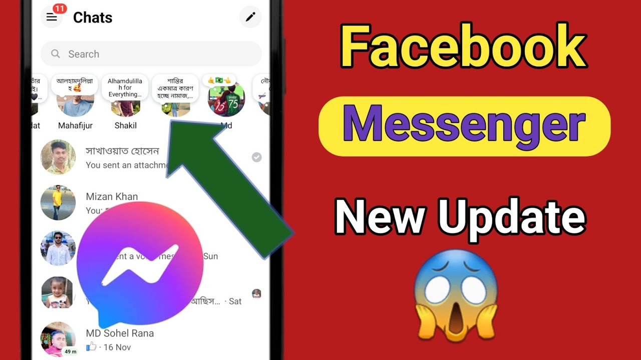 Facebook messenger new update 2023 | facebook messenger update 2023 ...