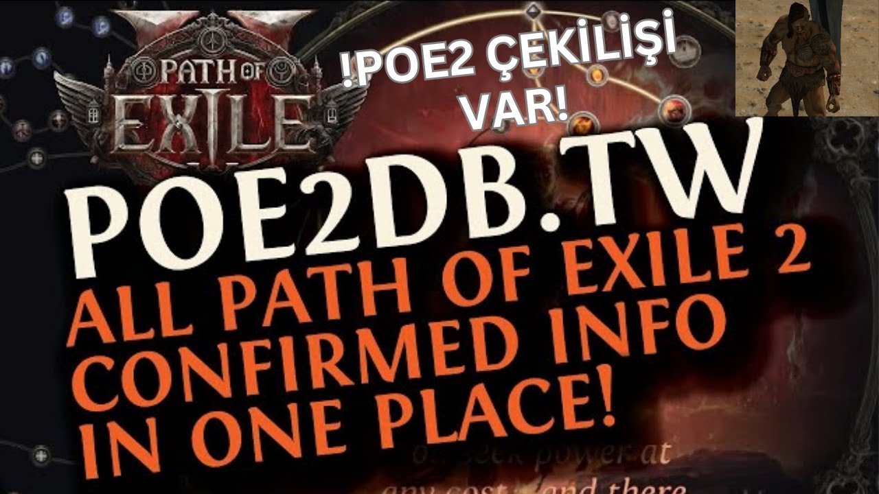 POE2 ÇEKİLİŞ | POEDB HAKKINDA HERŞEY | OYUNU BURADAN ARAŞTIRIN | PATH ...