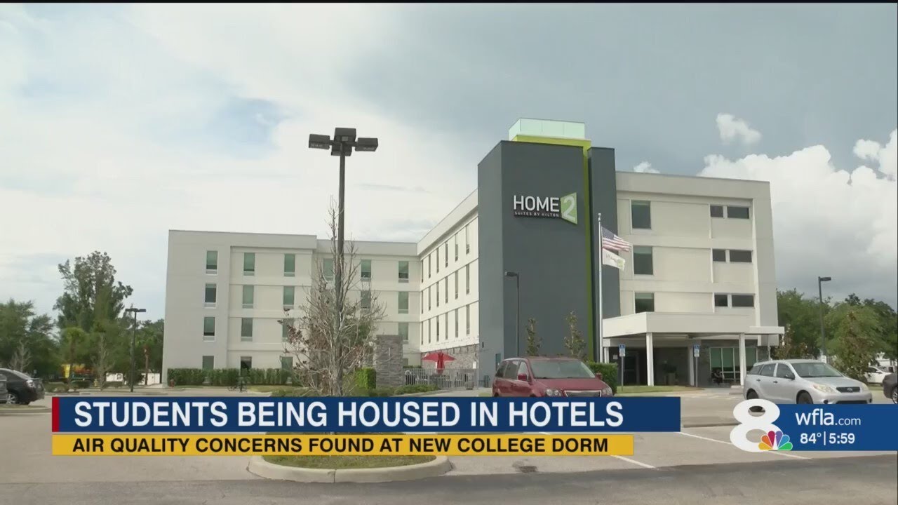 New College puts students in hotels amid mold concerns - YouTube