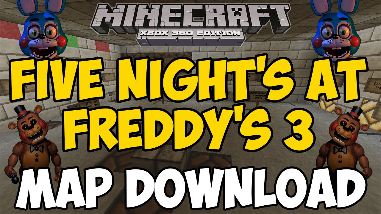 Minecraft Xbox 360/One: Five Nights At Freddys 3 map Download (New TU22 ...