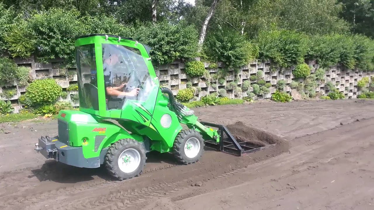 Customer first test Soft Cabin for Avant 419 - YouTube