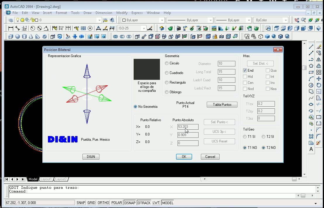 GDT Posicional programado en Dialog Control Language y AutoLISP - YouTube