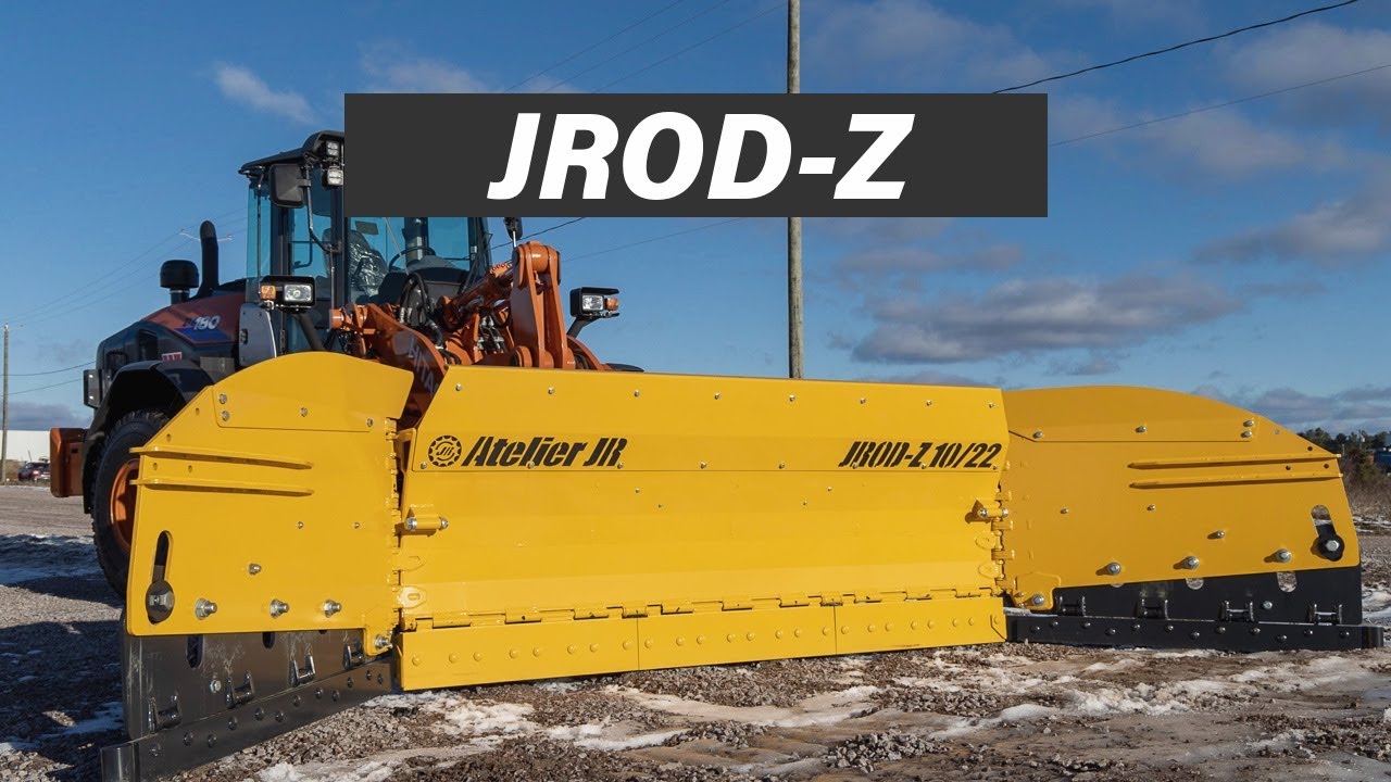 JROD-Z 10-20' Lame à neige commerciale & industrielle - YouTube