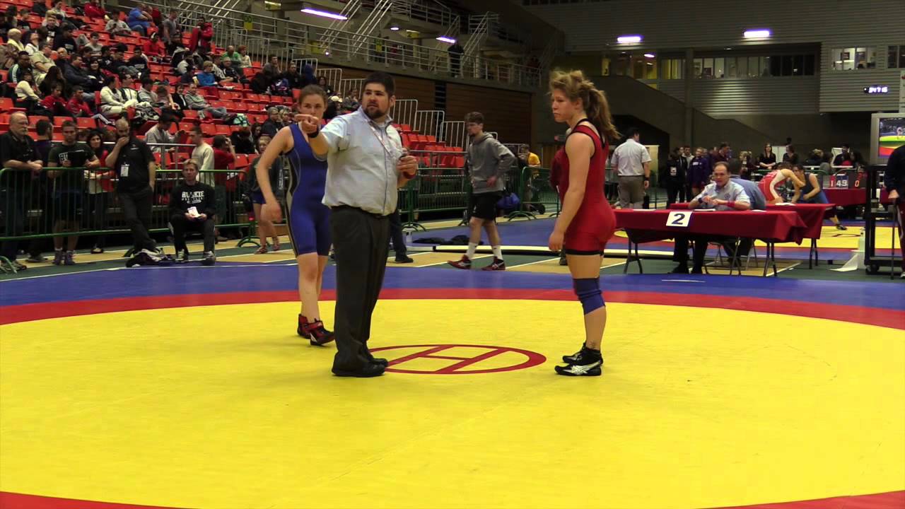 2014 Junior National Championships: 63 kg Emma Horner vs. Ashley ...