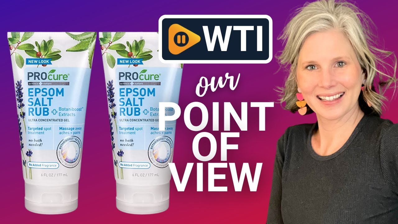 PROcure Epsom Salt Rub Gel | Our Point Of View - YouTube