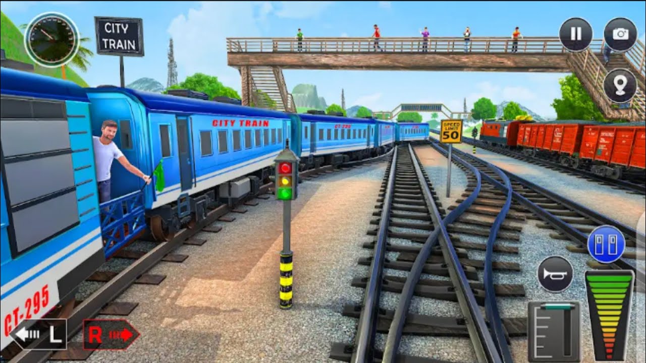 indian train simulator gameplay : indian train game express #games # ...