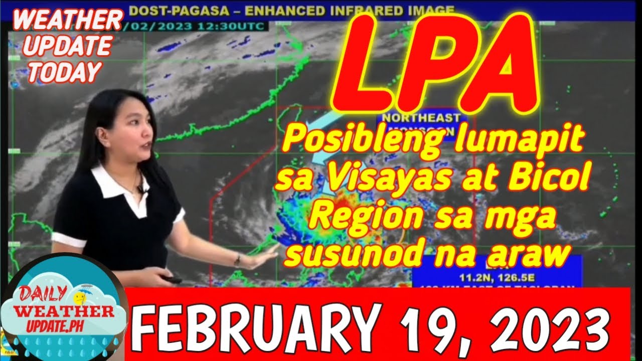 Weather Update Today | Low Pressure Area Update | PAG-ASA Weather ...