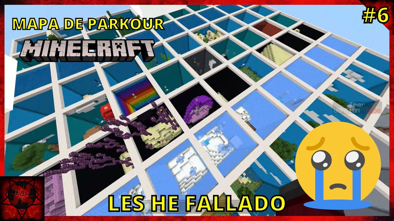 Les he fallado :C , Mapa de parkour minecraft #6 - YouTube