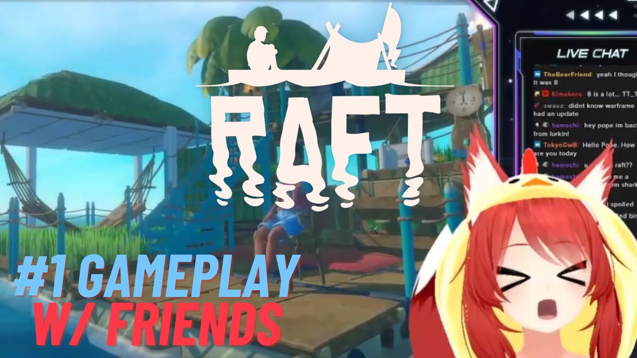 Let's Play Raft with friends: Day 1 - YouTube
