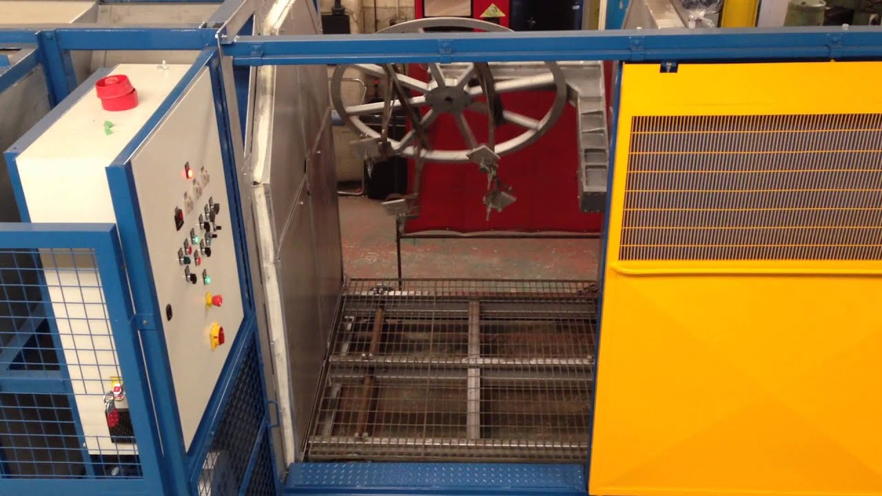 RMS160 SINGLE SHUTTLE ROTATIONAL MOULDING MACHINE - YouTube