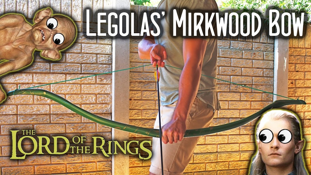 Legolas Mirkwood Bow From Lord of the Rings -DIY PVC Bow - YouTube