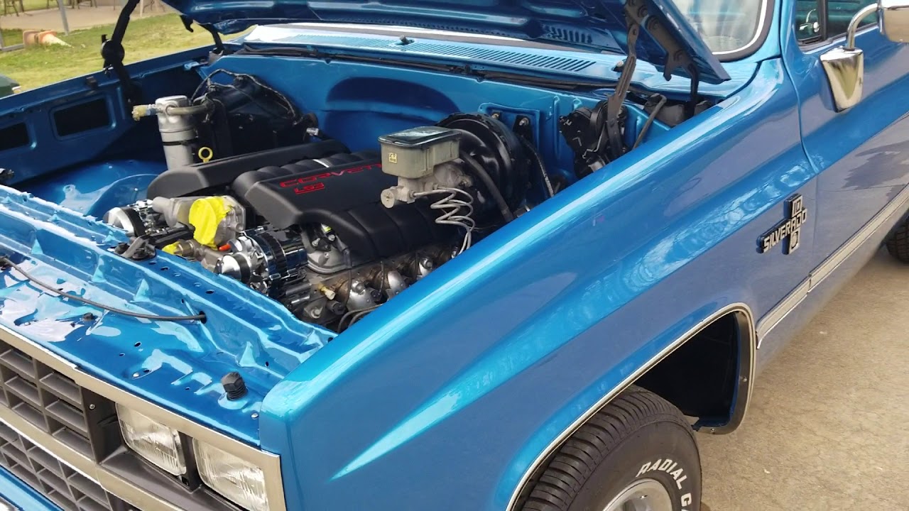 NFL 25 PRO RIDERS- Bray 1987 Chevy c10 Truck, ls3 swap - YouTube