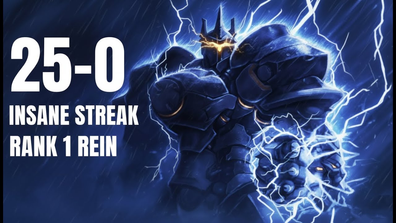 25 WINS IN A ROW as Reinhardt! (Rookie to All-Star 1) | Overwatch 2 ...