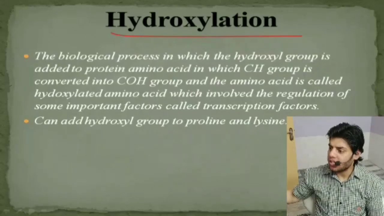 What is hydroxylation - YouTube