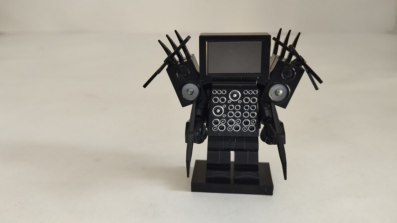 Lego Titan TV man unofficial minifigure | build tutorial | #lego # ...