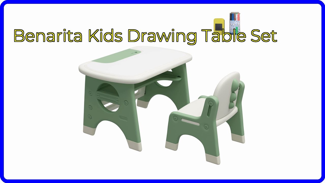 REVIEW (2025): Benarita Kids Drawing Table Set. ESSENTIAL details ...