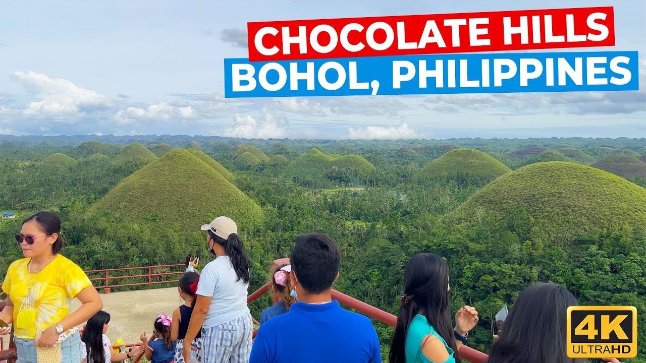 Bohol Philippines CHOCOLATE HILLS View Deck Tour - YouTube