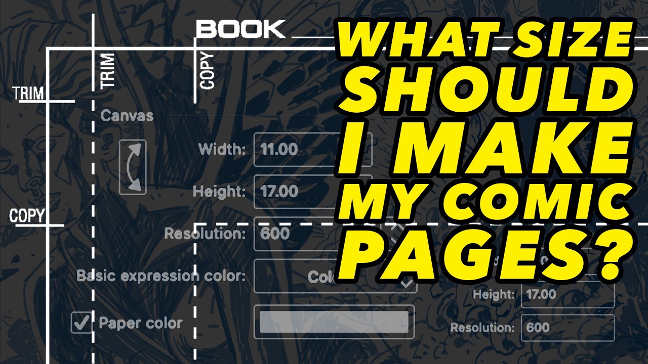 What Size Should My Comic Pages Be? Page Resolution for Comic Books ...