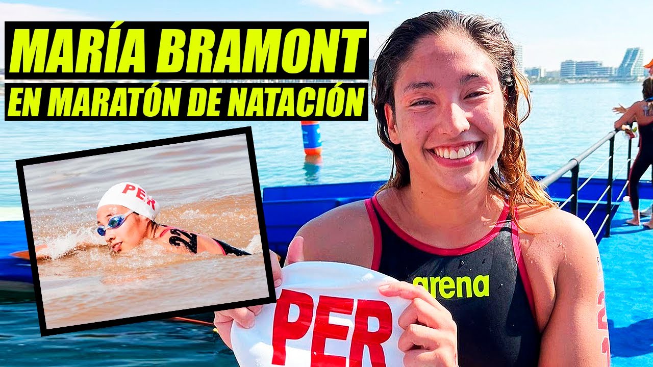 EN VIVO 🔴 MARÍA BRAMONT-ARIAS EN MARATÓN DE NATACIÓN DE LOS JUEGOS ...