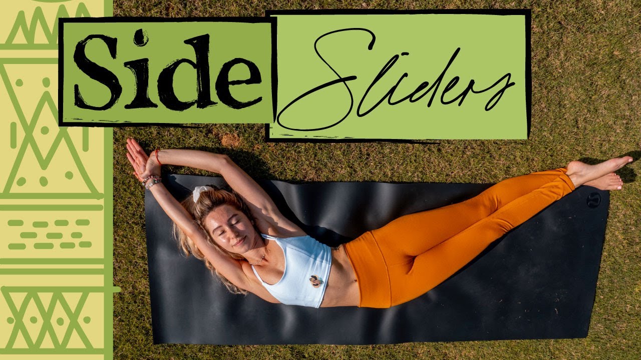 15 min Side Body Yoga Workout - Side Sliders | Side Body & Obliques ...