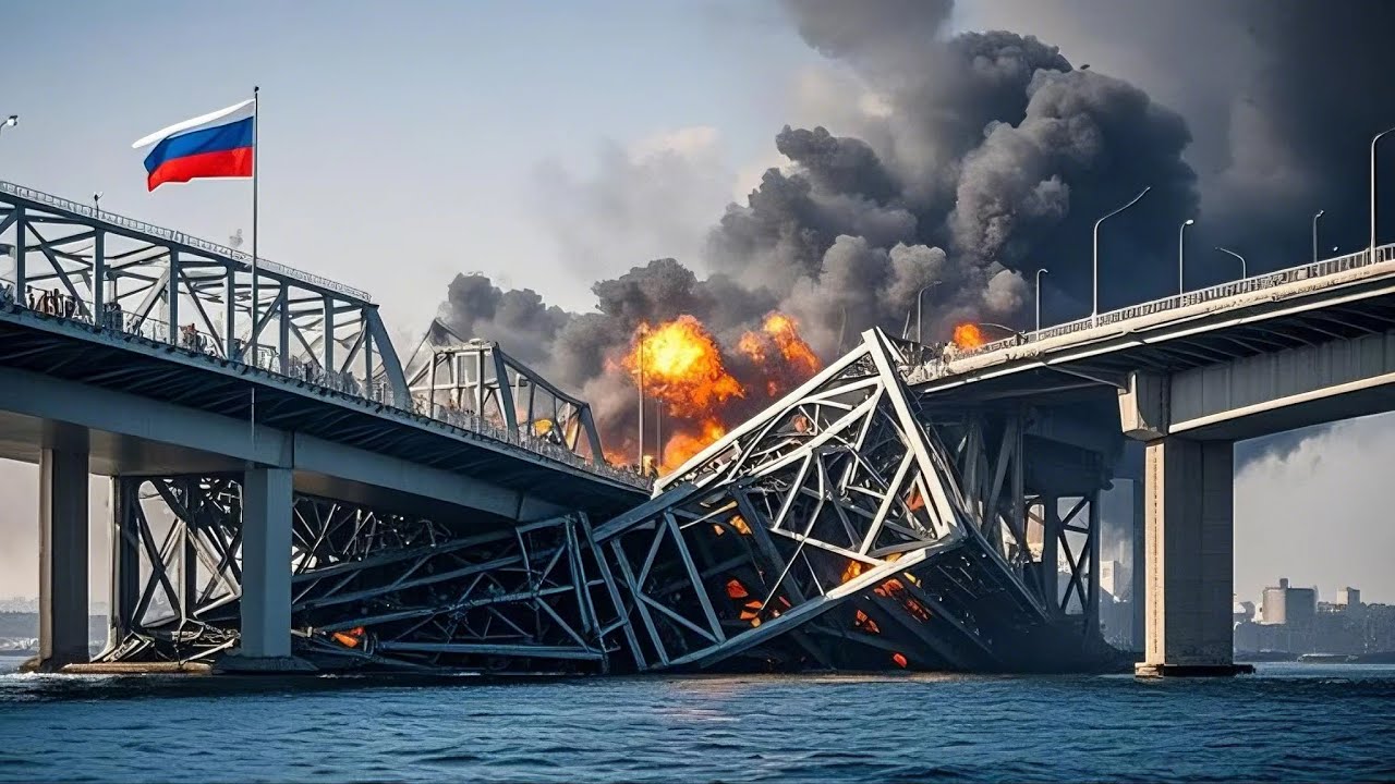 Today, June 9, 2025! Crimean Bridge Collapses, After Ukraine Ambushes ...