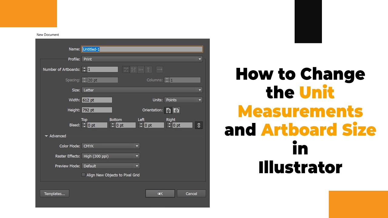 How to Change the Unit Measurements and Artboard Size in Illustrator ...