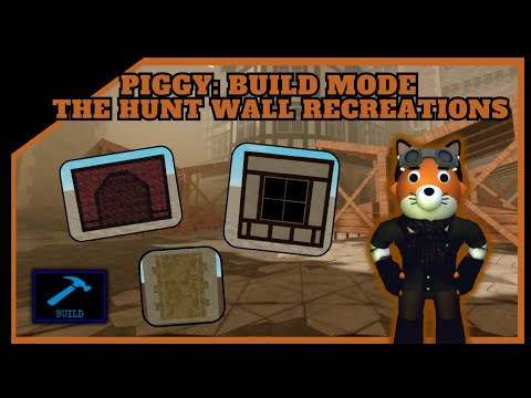 🚩 | 3 Walls From The Hunt Chapter for your Builds! | Piggy: Build Mode ...