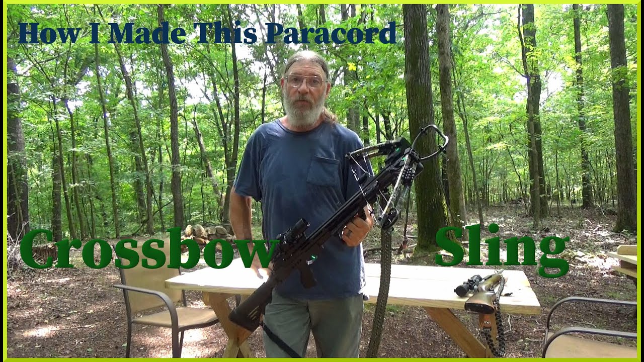 How I made a Paracord sling for my Crossbow. - YouTube