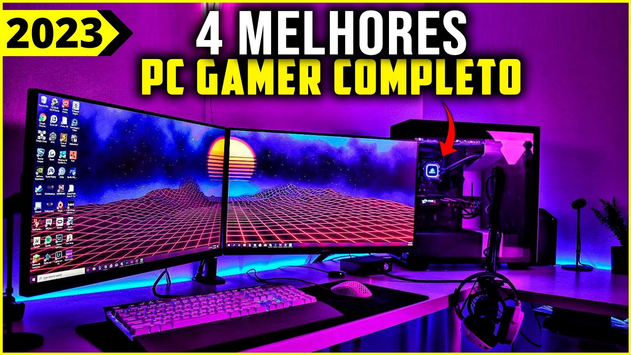 Os 4 Melhores Pc Gamer Completo De 2023! Tem Bom e Barato, com i5 e ...