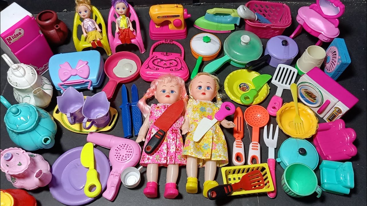 4 minutes satisfying with unboxing hello kitty mini kitchen play set ...