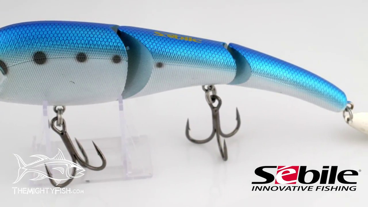 Sebile Magic Swimmer – 228 Slow Sinking 9” American Shad - YouTube