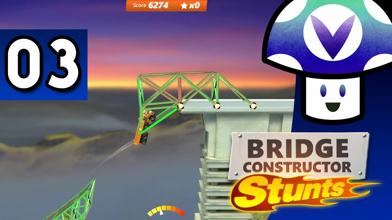 [Vinesauce] Vinny - Bridge Constructor Stunts (part 3) - YouTube
