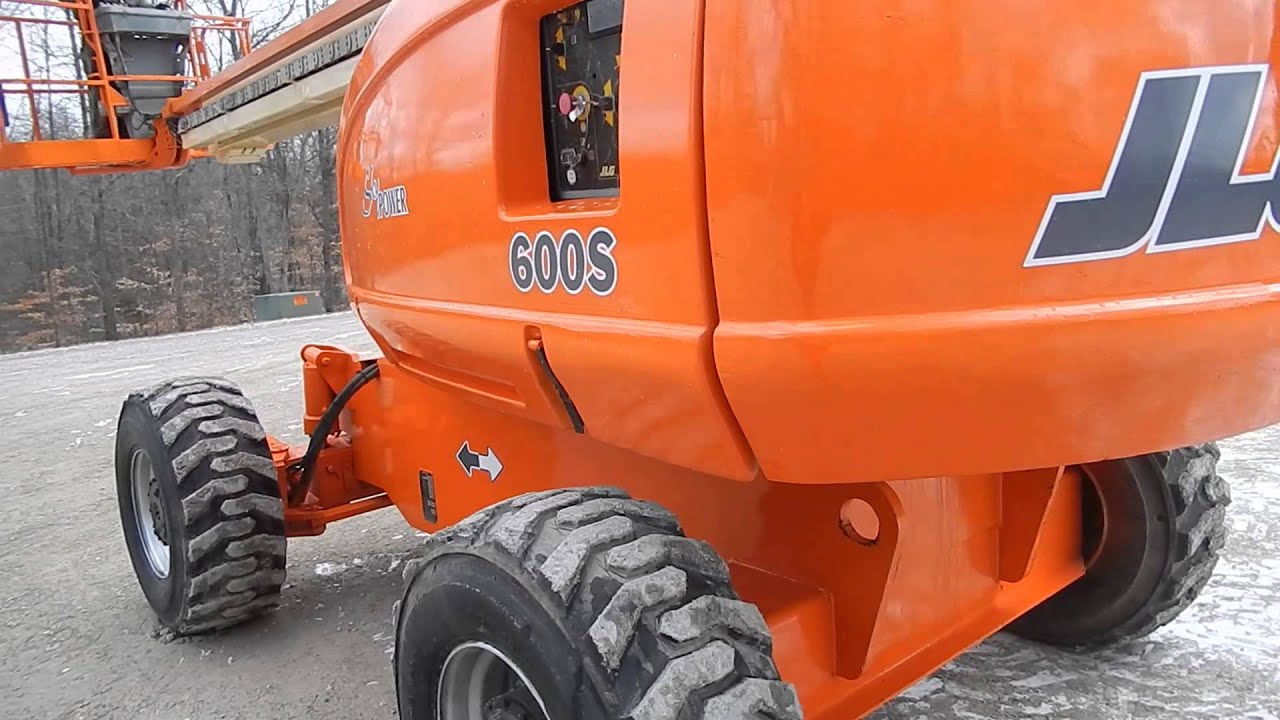 JLG 60 FOOT 600S C&C Equipment 2003 good shape #1 video - YouTube