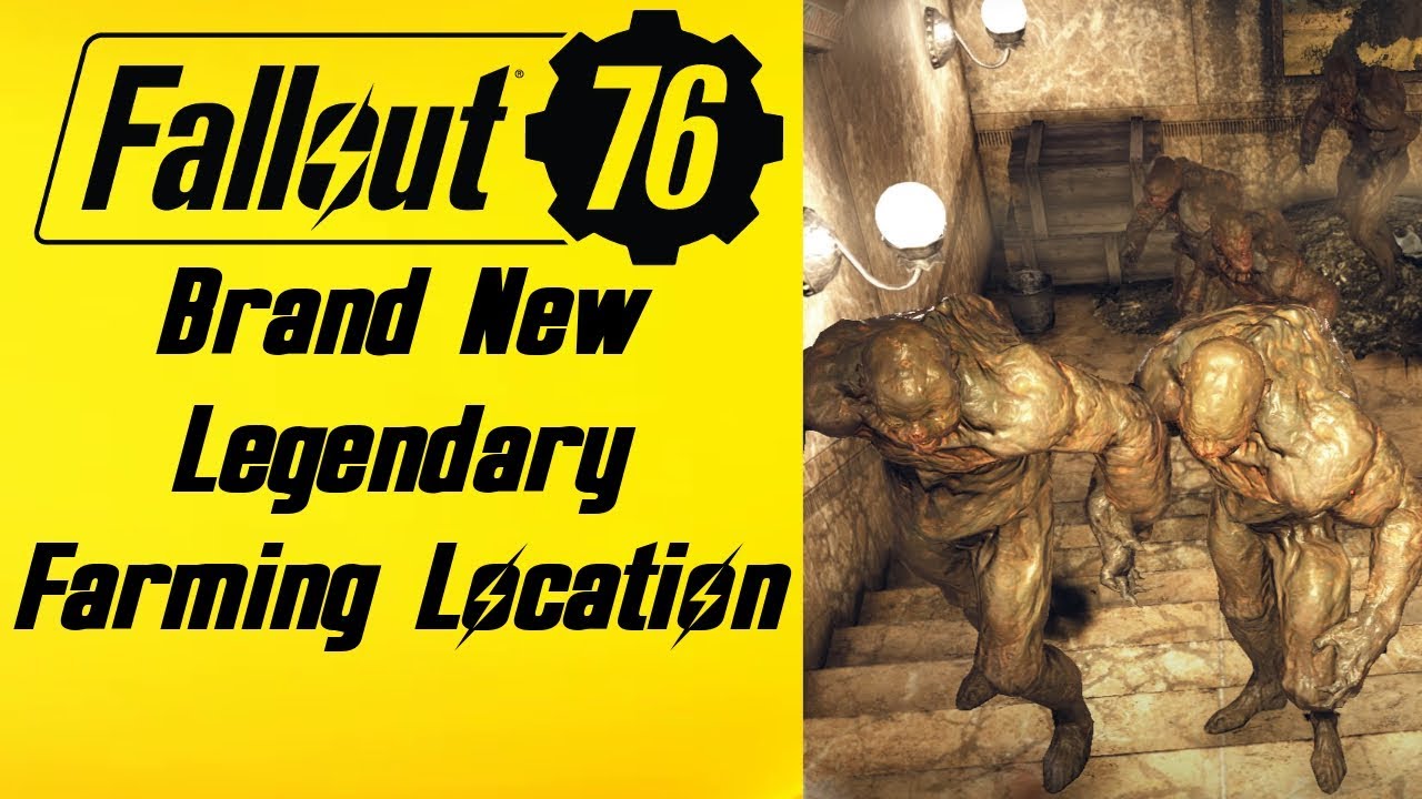 Fallout 76 Brand New Legendary Farming Location - YouTube