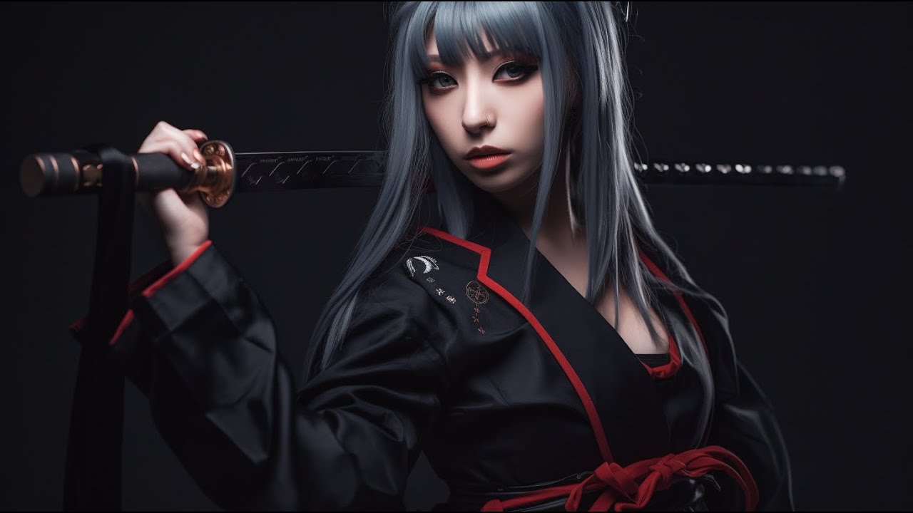 Realistic Waifu & Katana | Midjourney AI Art & Phonk | ANGELPLAYA - LET ...